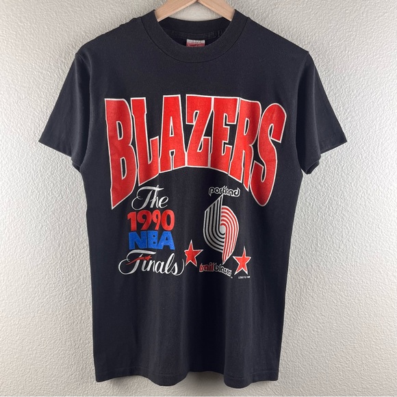 LOGO 7 | Shirts | Vintage Logo 7 Portland Blazers 99 Nba Finals Shirt ...